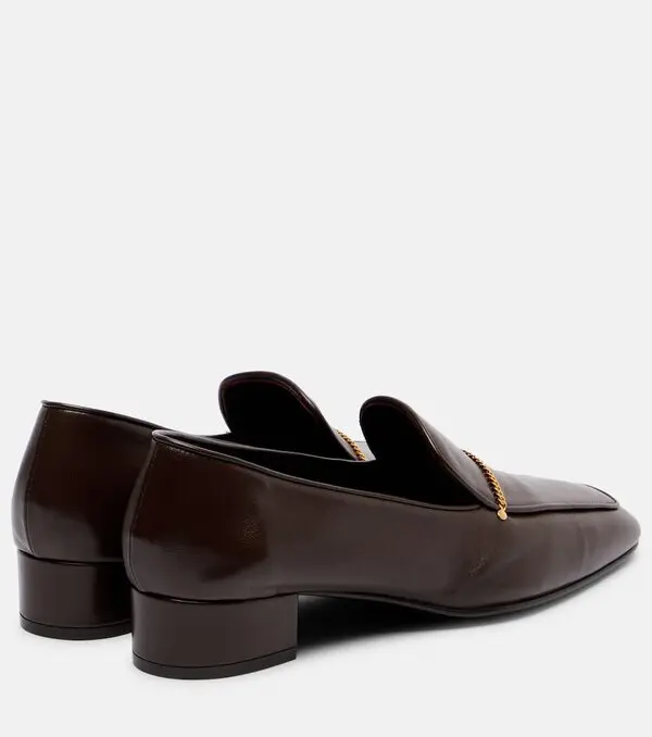 HERBERT LEVINE Fair And Square 30 Leather Loafer Pumps