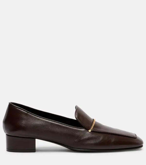 HERBERT LEVINE Fair And Square 30 Leather Loafer Pumps