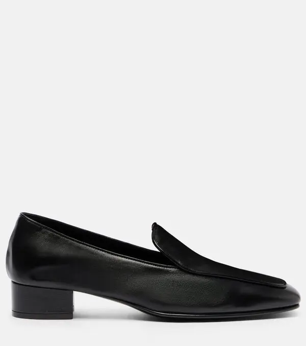 HERBERT LEVINE Fair And Square Leather Loafers