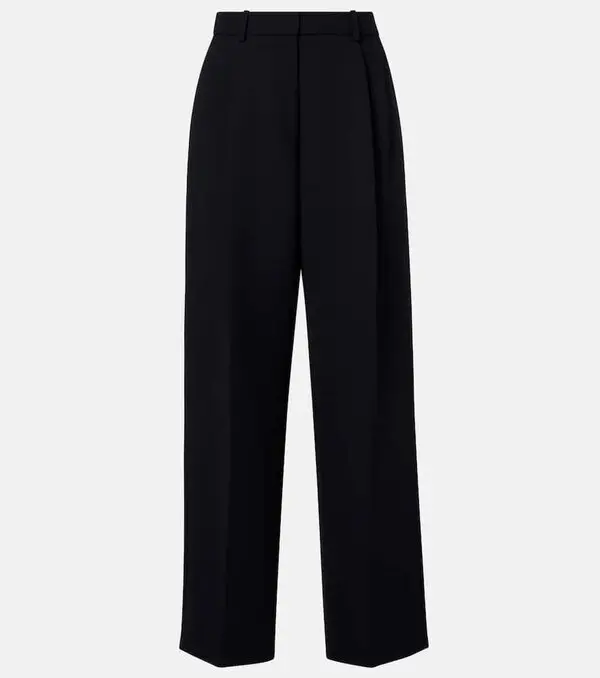 Khaite August High-rise Wide-leg Pants