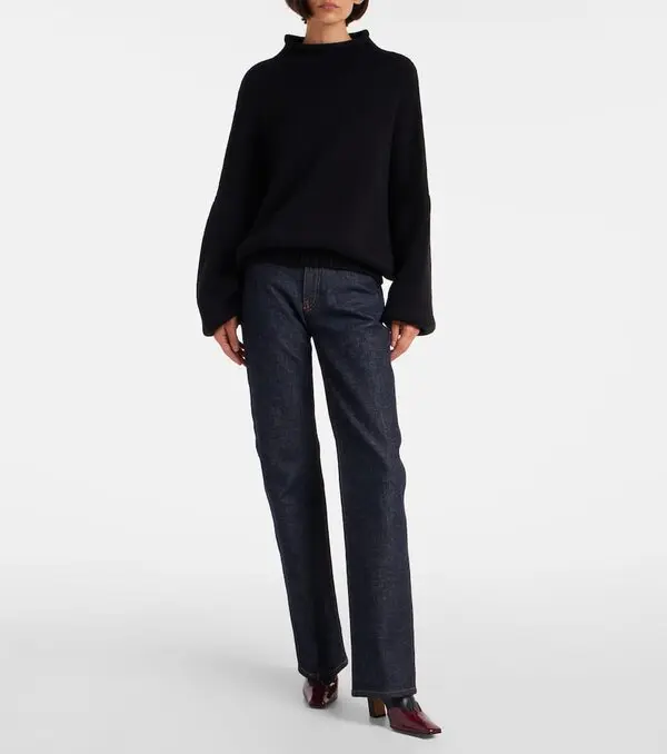 Khaite Danielle High-rise Straight Jeans - Blue