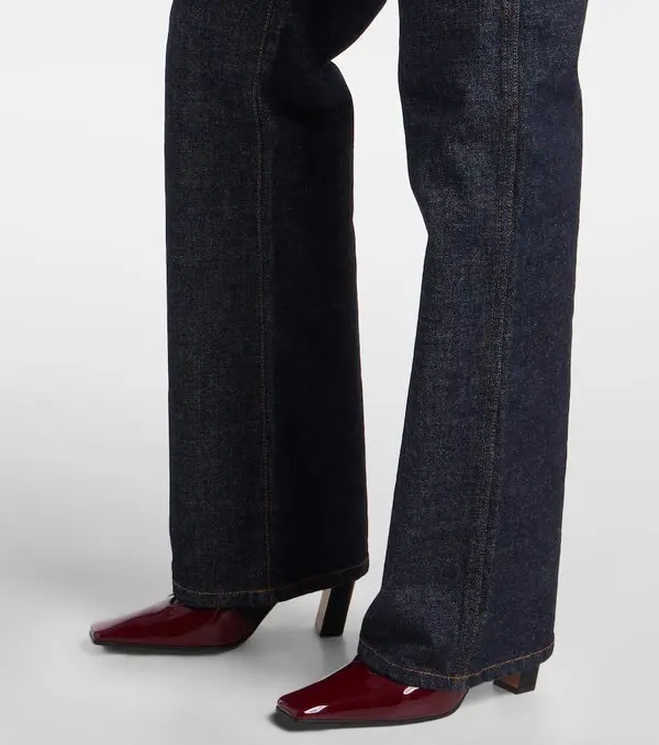 Khaite Danielle High-rise Straight Jeans - Blue