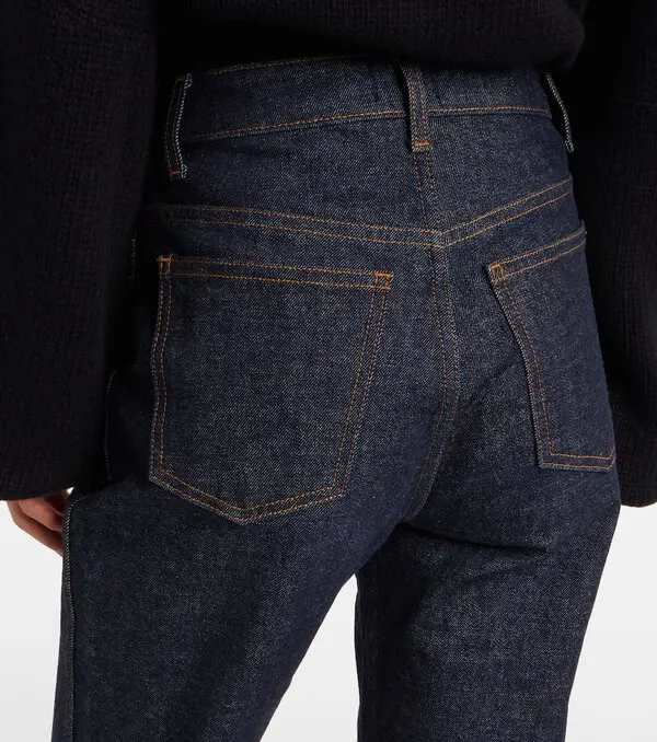Khaite Danielle High-rise Straight Jeans - Blue