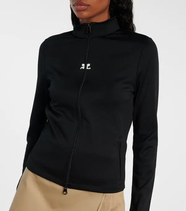 COURREGES Courrèges Interlock Jersey Track Jacket