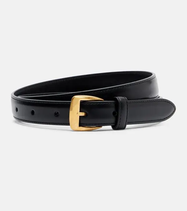 Saint Laurent Leather Belt - Black