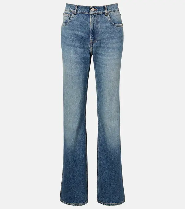 Coperni Mid-rise Straight Jeans - Blue