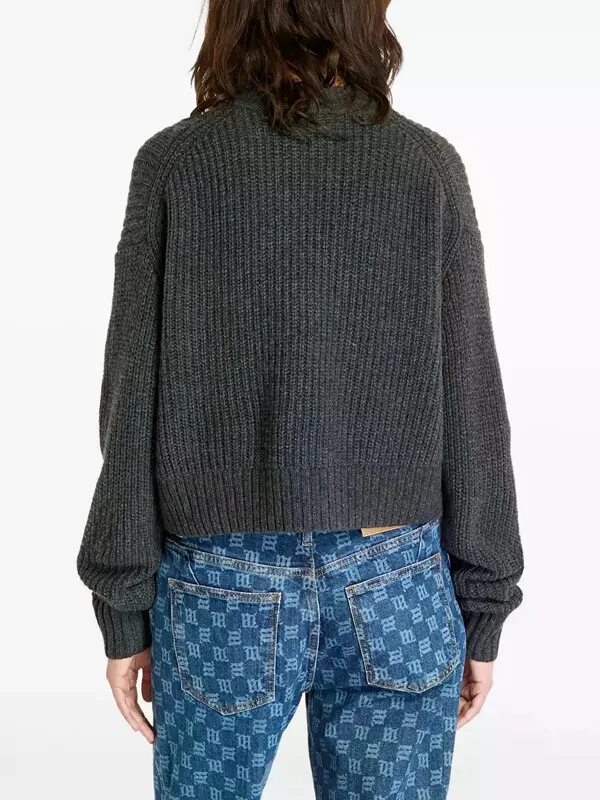 Calvin Klein V-neck Pullover Sweater - Grey