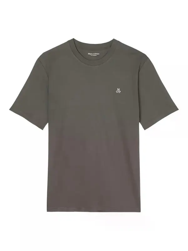 Marc O'polo Logo-embroidered T-shirt - Grey