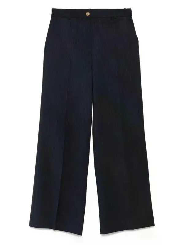 Sandro Pinstripe Straight-leg Trousers