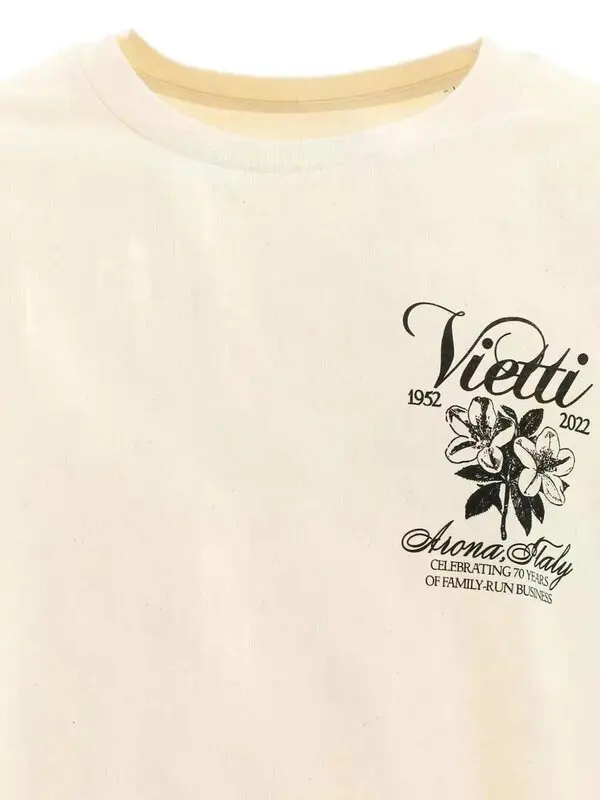 VIETTI MERCHANDISE Floral-print 70th Anniversary T-shirt