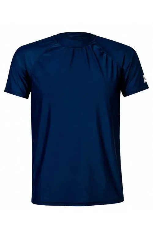 SNAPPER ROCK Sustainable Short Sleeve Rash Top - Navy