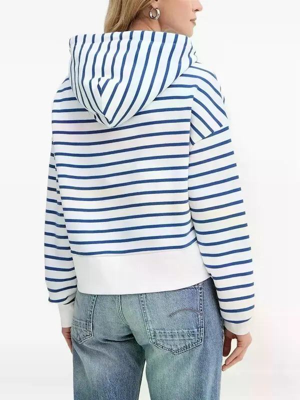 Marc O'polo Striped Zip-up Hoodie