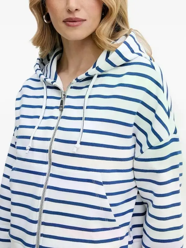 Marc O'polo Striped Zip-up Hoodie