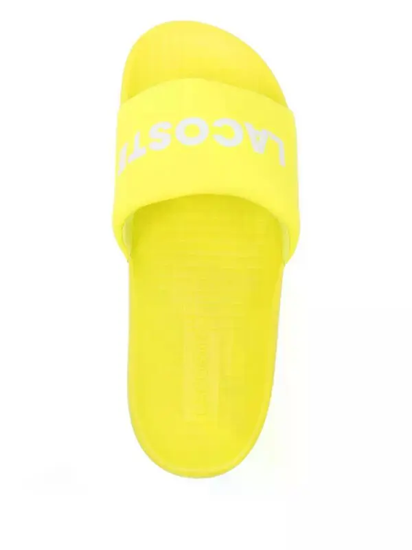 Lacoste Serve Slides - Yellow