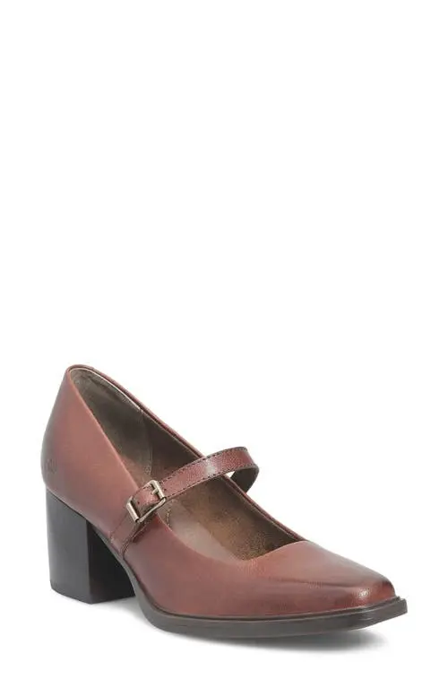 BØRN Adelphi Mary Jane Pump - Tan Leather