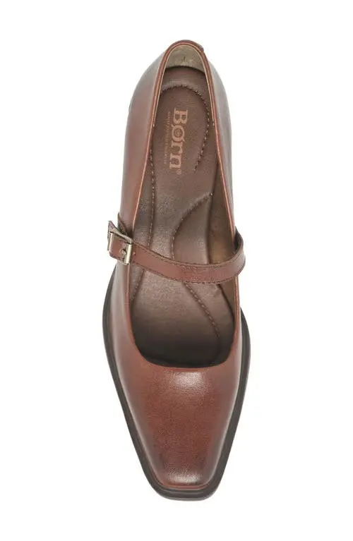 BØRN Adelphi Mary Jane Pump - Tan Leather