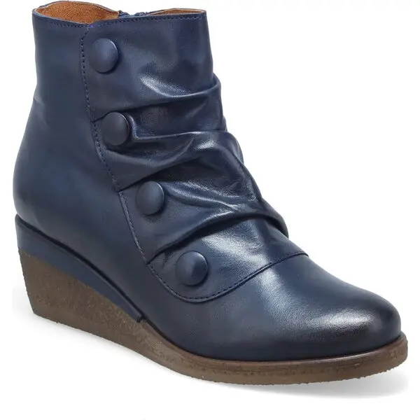 Miz Mooz Maxy Wedge Bootie - Denim