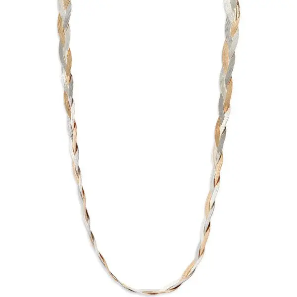 Nordstrom Braided Snake Chain Necklace - Goldilver