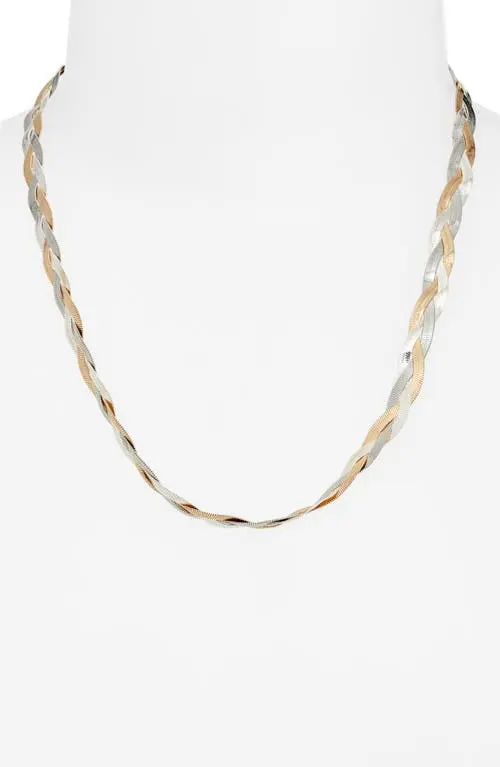 Nordstrom Braided Snake Chain Necklace