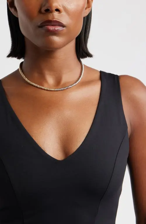 Nordstrom Two-tone Beaded Collar Necklace