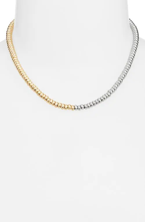 Nordstrom Two-tone Beaded Collar Necklace