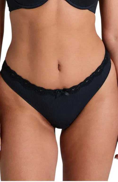 Hunkemoller Lola Thong - Caviar