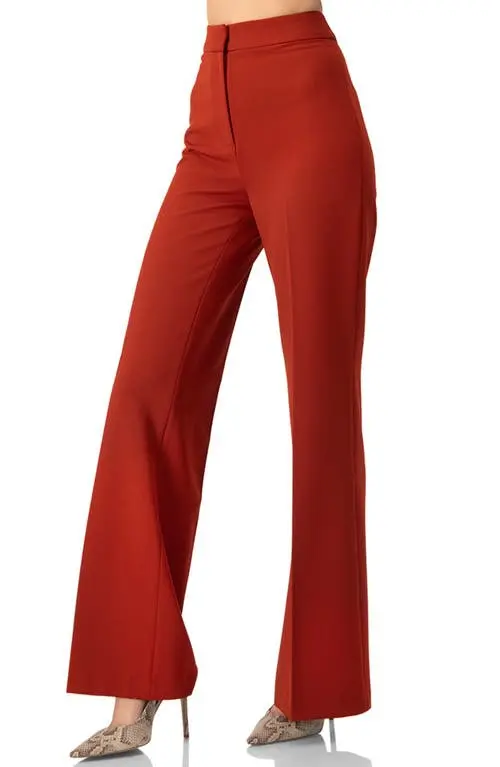 IVONNE Semi-flared Trousers - Chedron