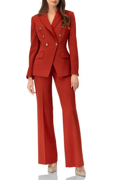 IVONNE Semi-flared Trousers - Chedron