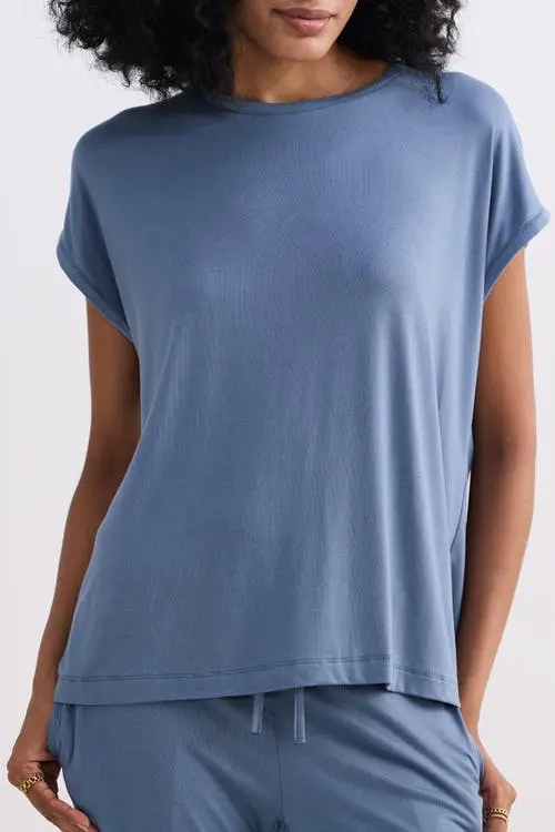 REISTOR Relaxed Everyday Modal Tee - Blue