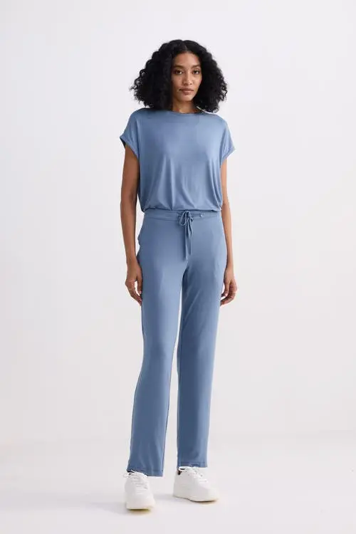 REISTOR Relaxed Everyday Modal Tee - Blue