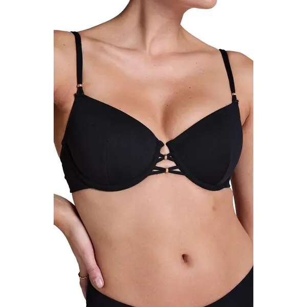 Hunkemoller Underwire Bikini Top - Black