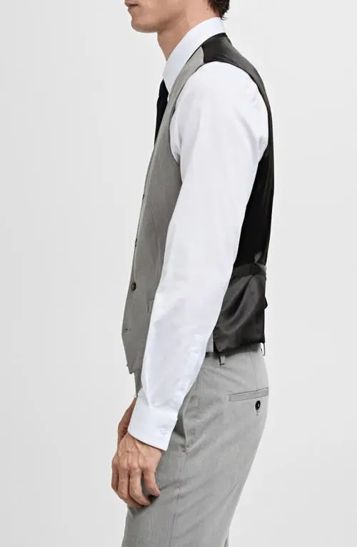 Mango Paris Super Slim Fit Suit Vest