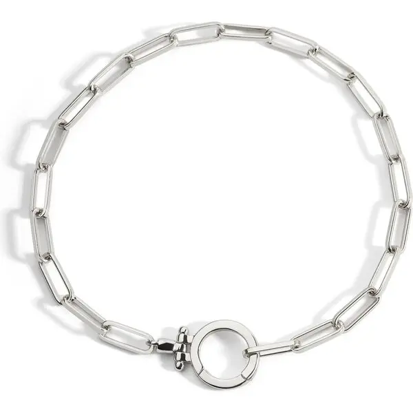 MINT & LILY Paperclip Chain Link Bracelet - 925 Sterling Silver
