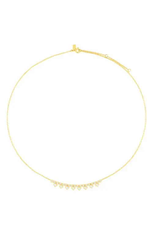 Ef Collection Kate Diamond Frontal Chain Necklace
