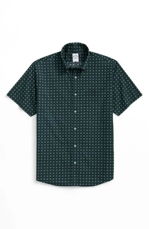 Brooks Brothers Short Sleeve Button Down Shirt
