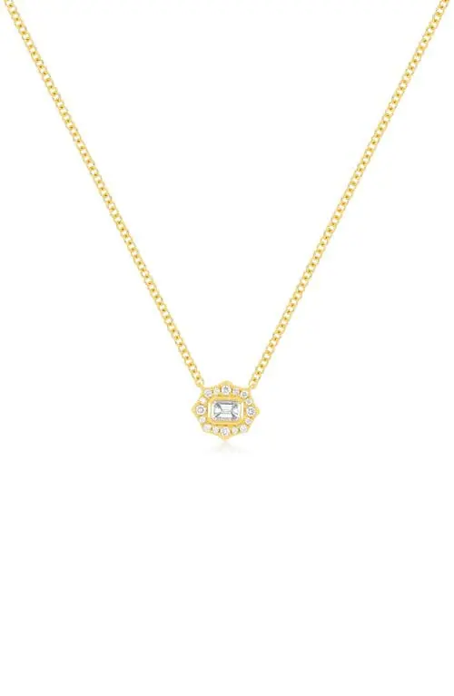 Ef Collection Daphne Diamond Pendant Necklace - Gold