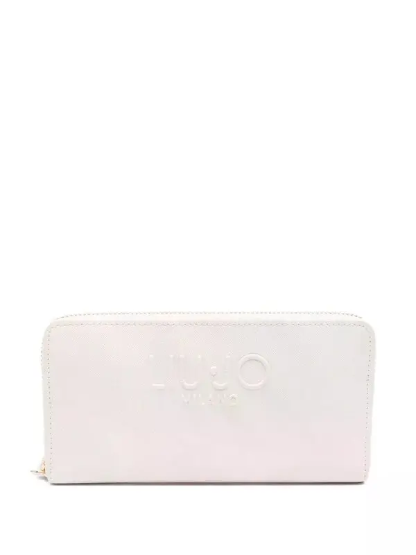 Liu Jo Embossed-logo Zip-around Wallet - Pink