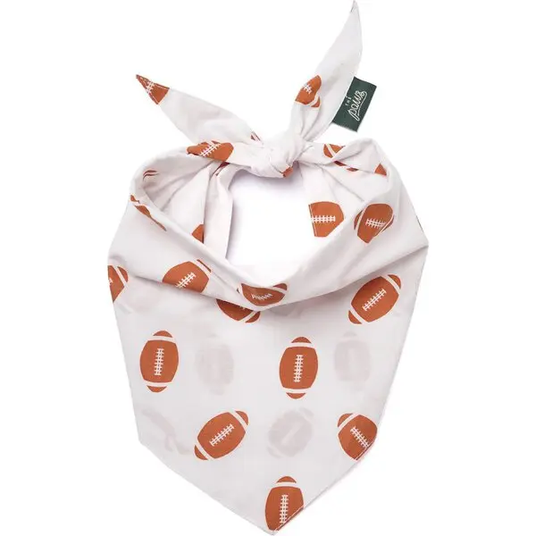 THE PAWS Quarterback Dog Bandana - Brown