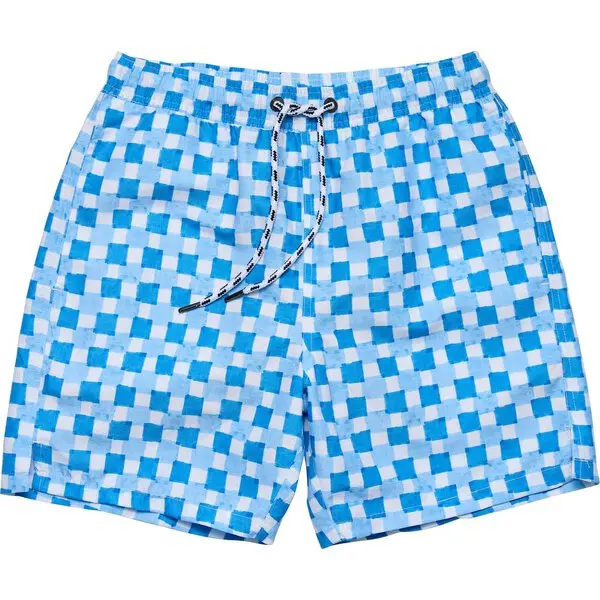SNAPPER ROCK Comfort Lined Swim Shorts - Ocean Grid