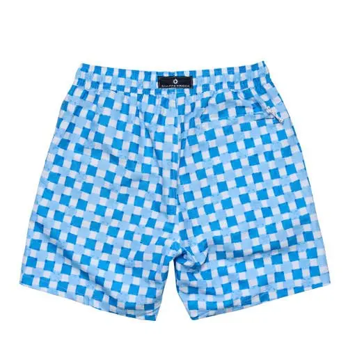 SNAPPER ROCK Comfort Lined Swim Shorts - Ocean Grid