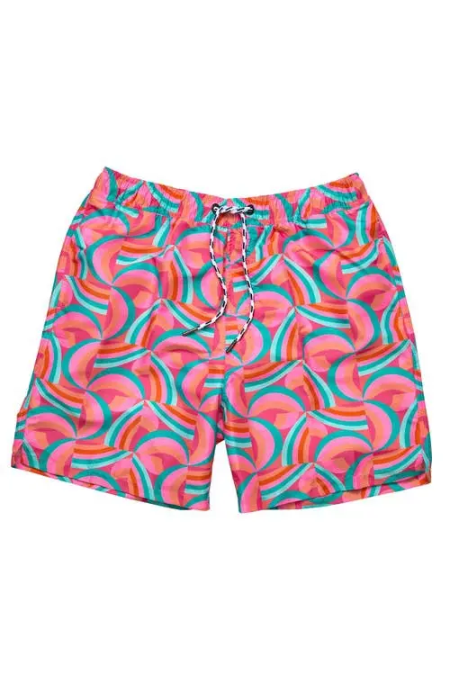 SNAPPER ROCK Printed Swim Shorts - Geo Melon