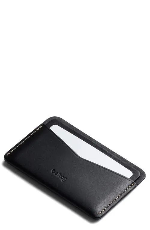 Bellroy Leather Rfid Card Case - Black