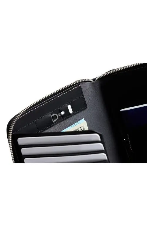 Bellroy Leather Rfid Travel Folio - Black
