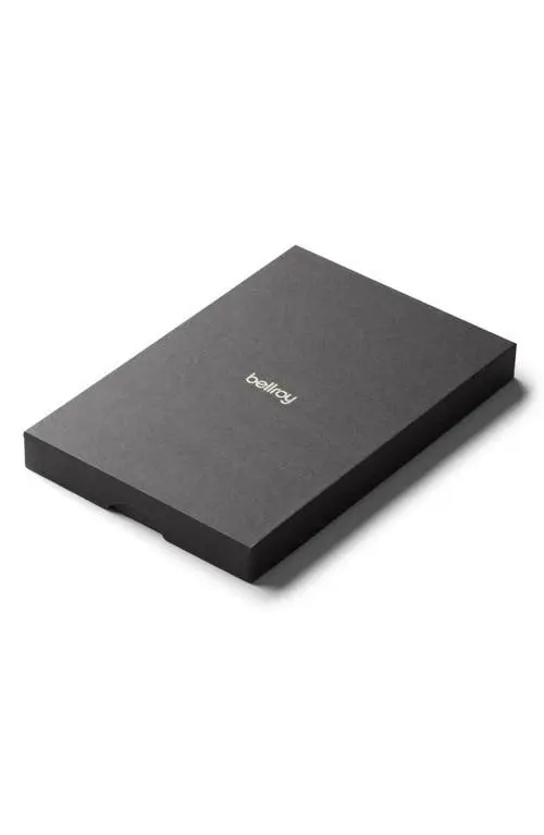 Bellroy Leather Rfid Travel Folio - Black