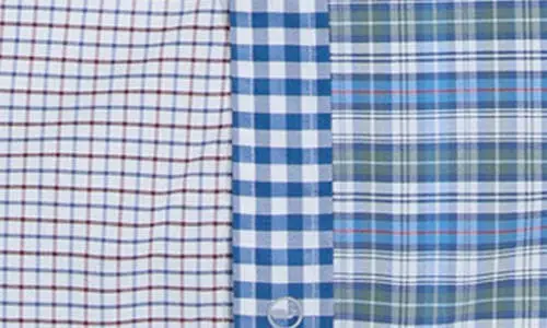 Vineyard Vines Party Pieced Performance Cotton Blend Button-down Shirt