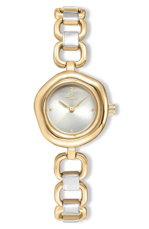 Ettika Open Circle Bracelet Watch - Mixed Metal