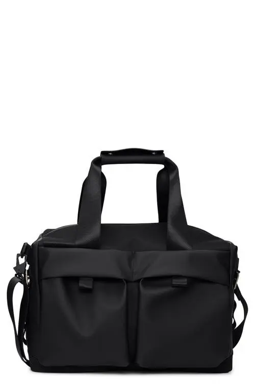 Rains Otaru Small Waterproof Weekend Bag - Black