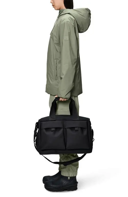 Rains Otaru Small Waterproof Weekend Bag - Black