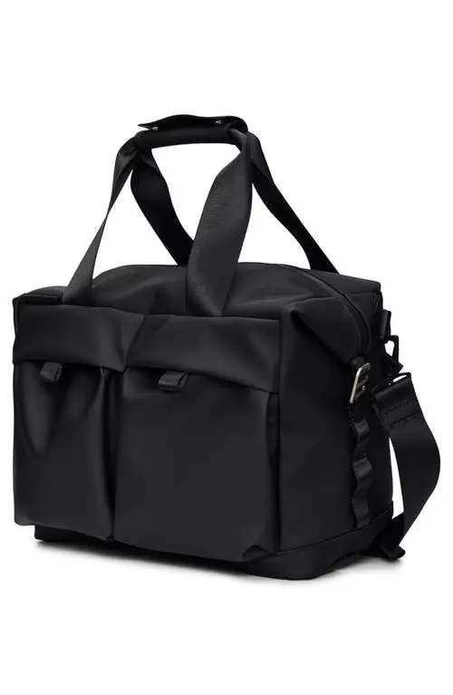 Rains Otaru Small Waterproof Weekend Bag - Black