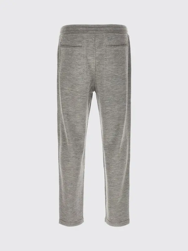 Brunello Cucinelli Slim Fit Cashmere And Silk Knit Jogger Trousers